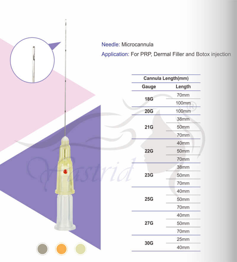 Microcannula - Yastrid Medical Aesthetic Supplier